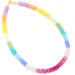 Beautiful Candy Color Quartz Smooth Rondelle Beads Necklace, AAA 7-8mm ...