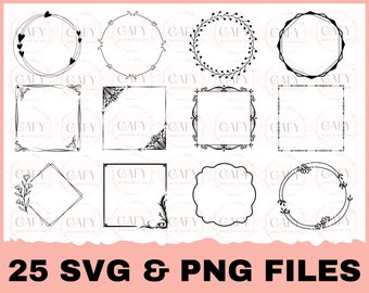 Split Rectangle Frame Svg - Etsy