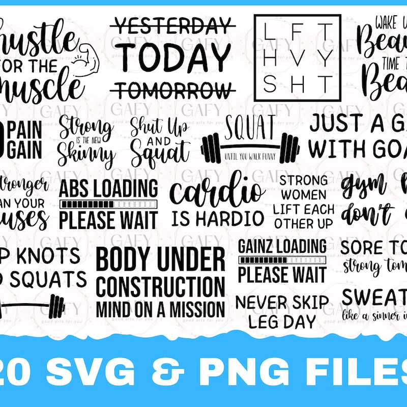 Exercise Svg - Etsy
