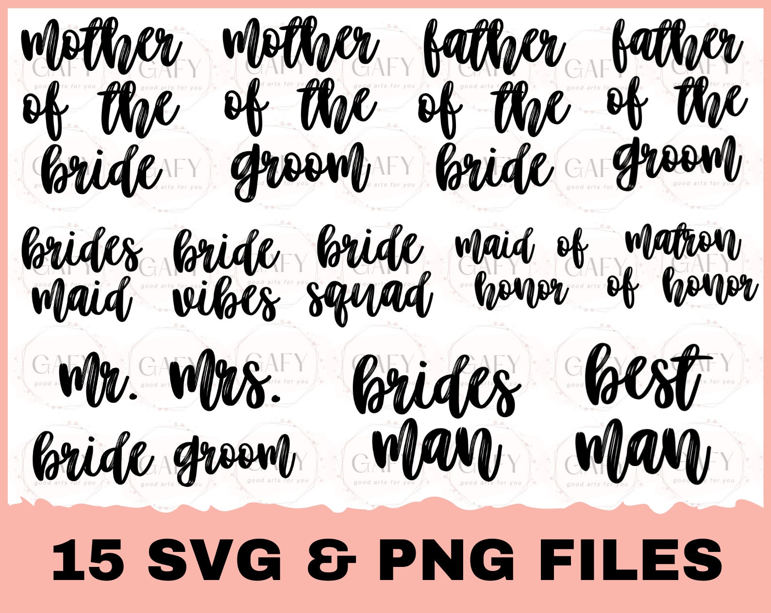 Wedding Svg Bride Svg Wedding Svg Files Bridesmaid Svg Mr - Etsy