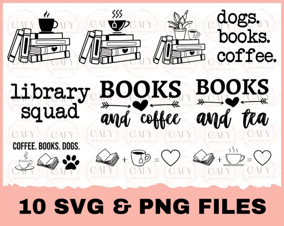 Reading SVG Bundle Book Svg Books SVG Bundle Book Lover Svg | Etsy