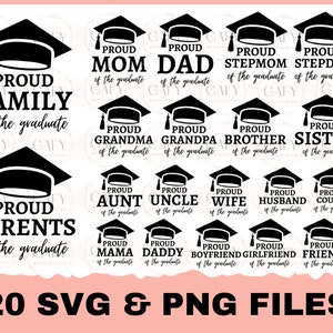 Graduation Svg Bundle Proud of the Graduate Svg Graduation - Etsy