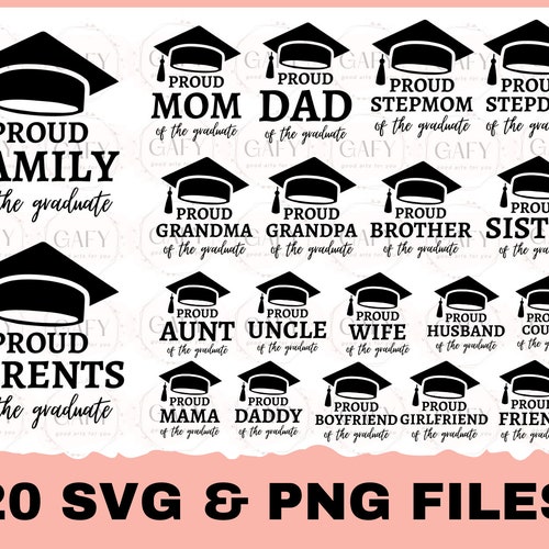Graduation Svg Bundle Proud of the Graduate Svg Graduation - Etsy