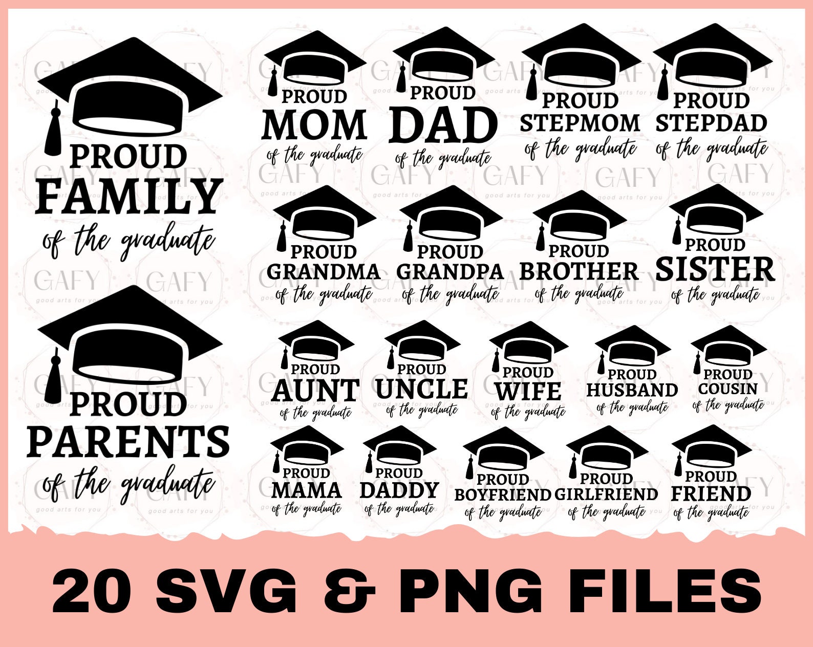 Graduation Svg Bundle Proud of the Graduate Svg Graduation - Etsy