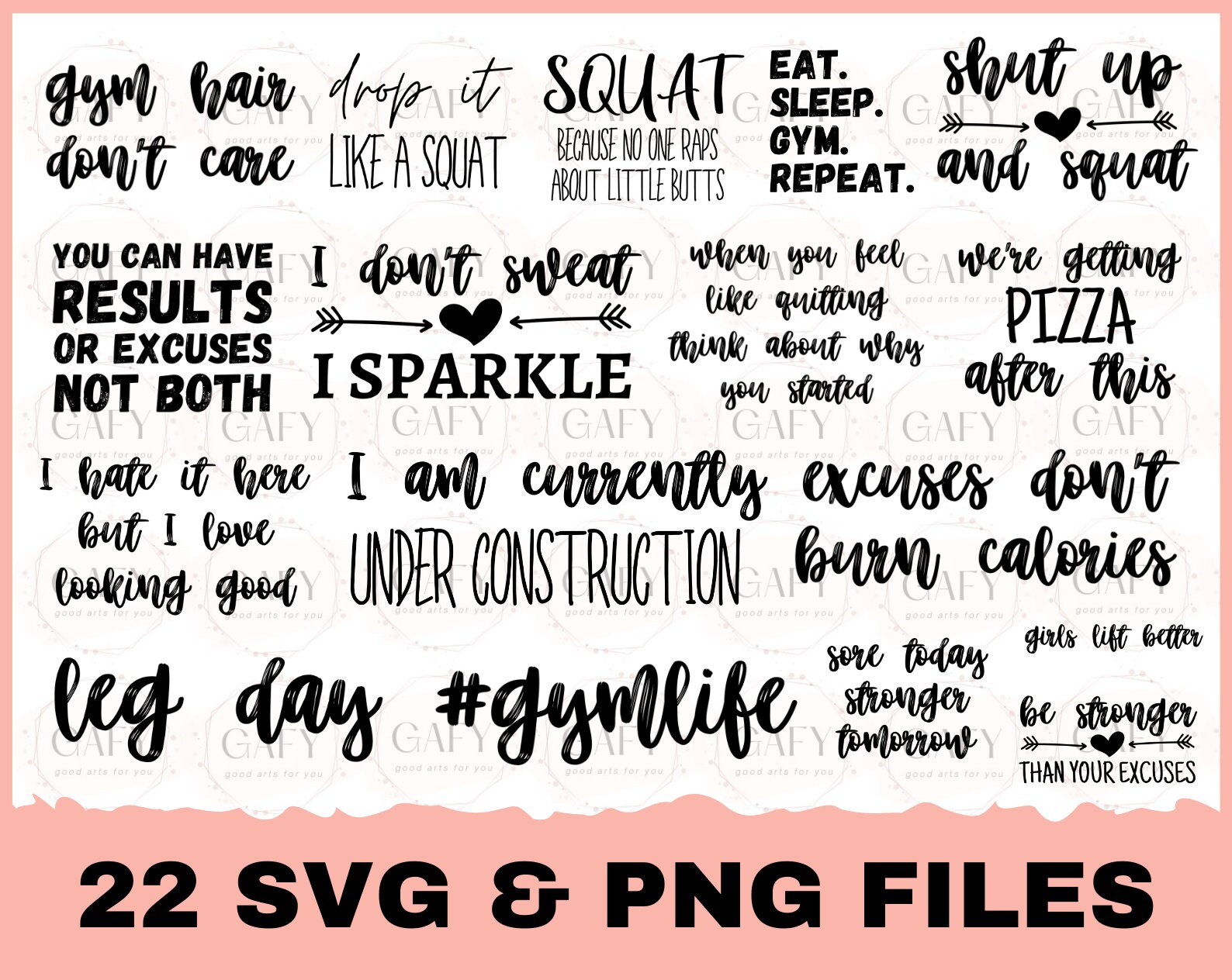 Gym SVG Bundle Women Workout Shirt SVG Gym Shirt Svg - Etsy