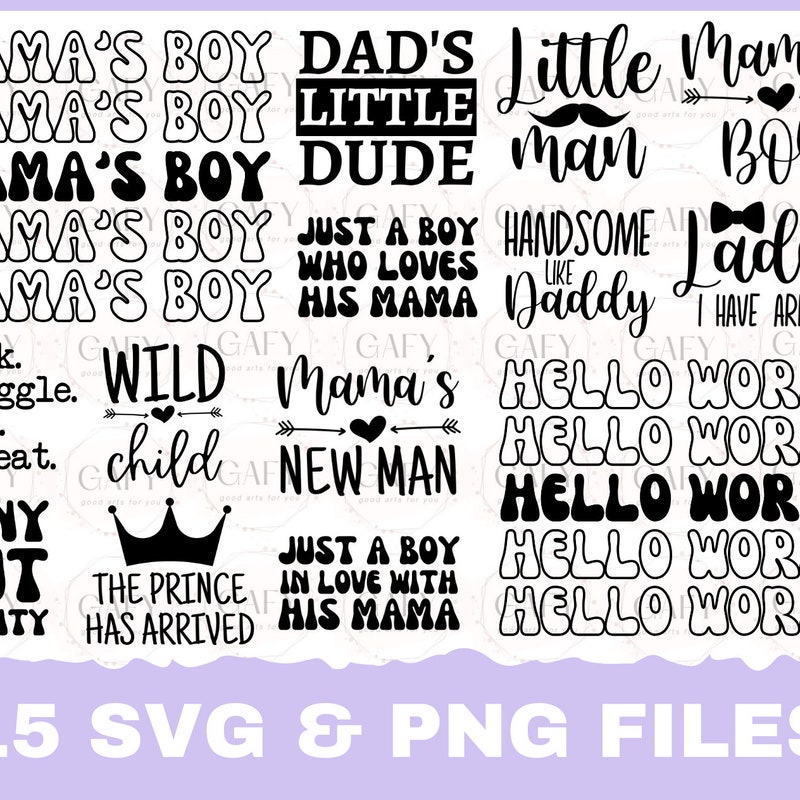Baby Boy Svg - Etsy