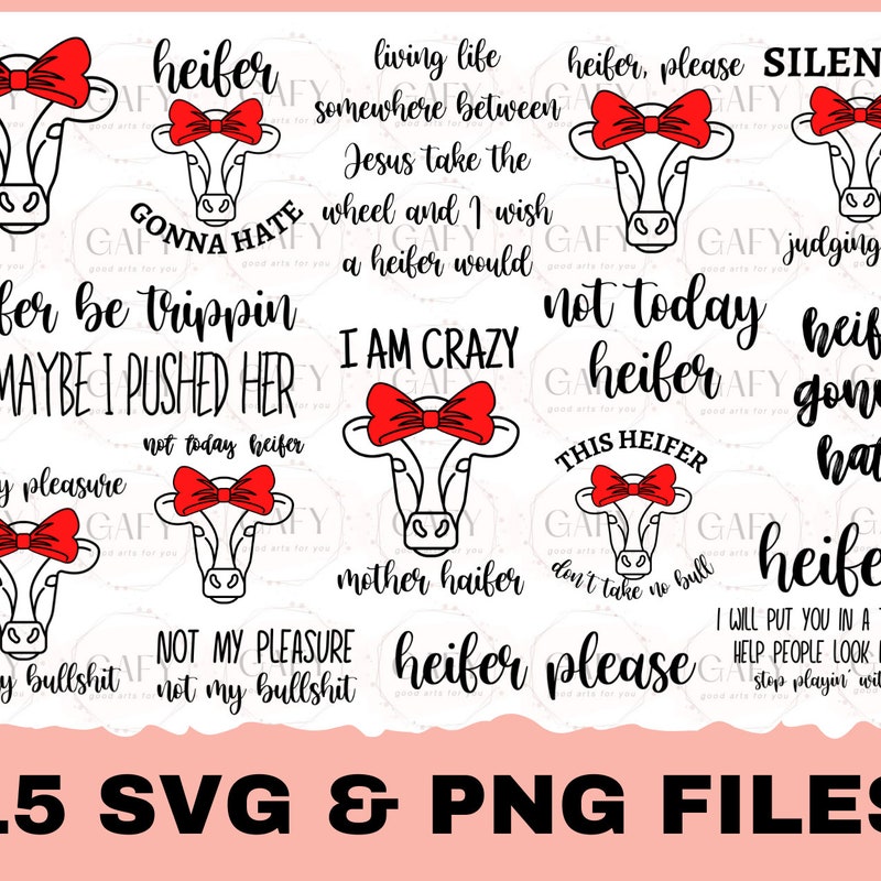Heifer Svg - Etsy
