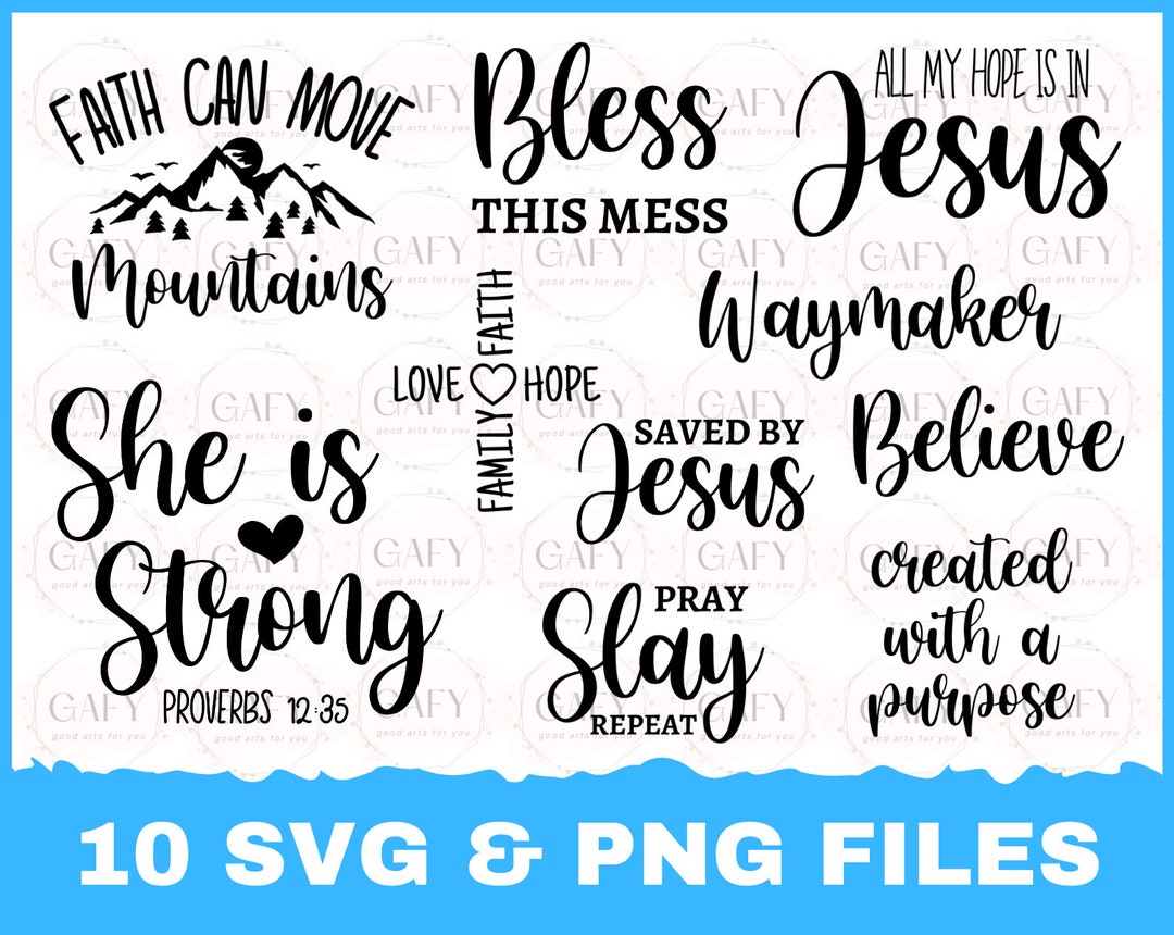 Christian SVG Bundle, Scripture Bundle Svg, Jesus Love SVG, Bible Verse ...