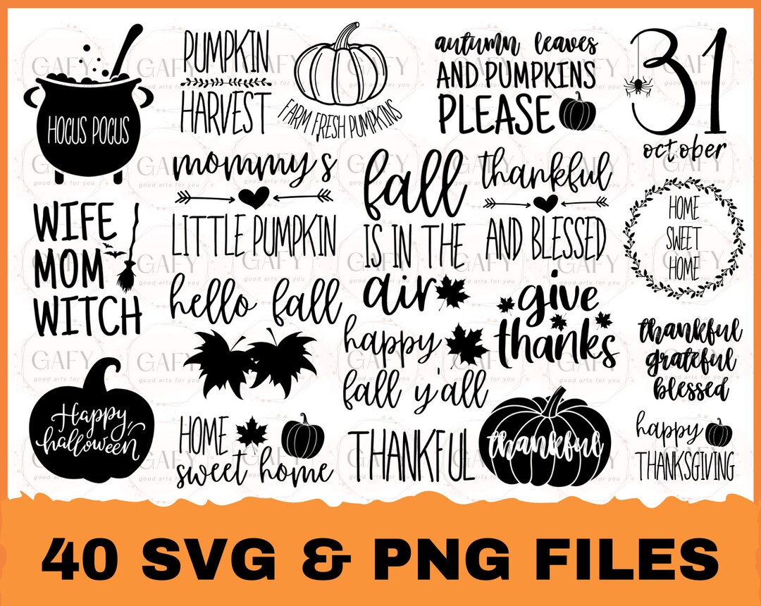 Fall SVG Bundle, Fall Svg, Autumn Svg, Autumn Bundle Svg, Pumpkin Svg ...