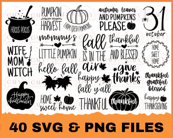 Fall SVG Bundle Fall Svg Autumn Svg Autumn Bundle Svg - Etsy