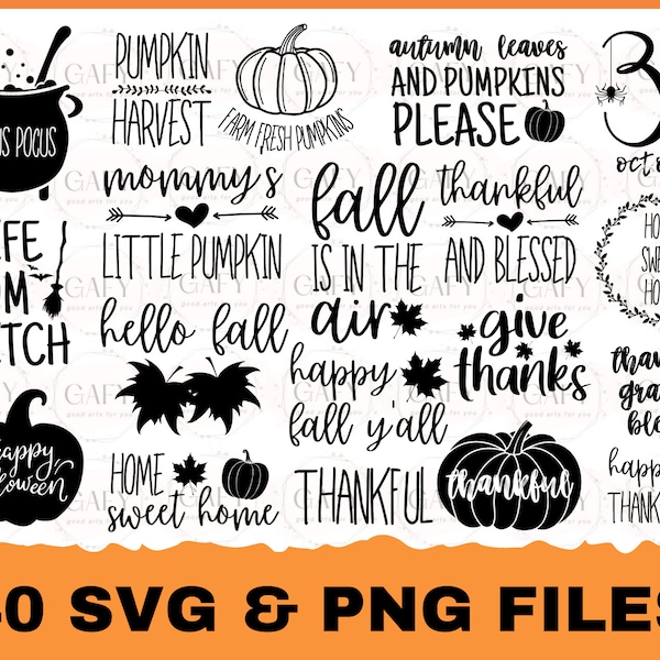 Fall Svg Signs - Etsy