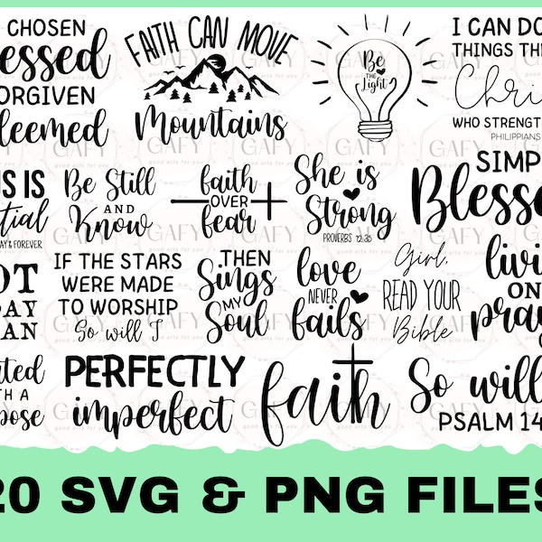 Scripture Svg - Etsy