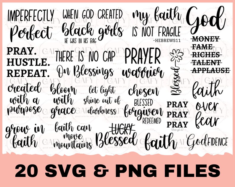 Faith SVG Bundle Big Bundle SVG File for Cricut Faith Bundle | Etsy