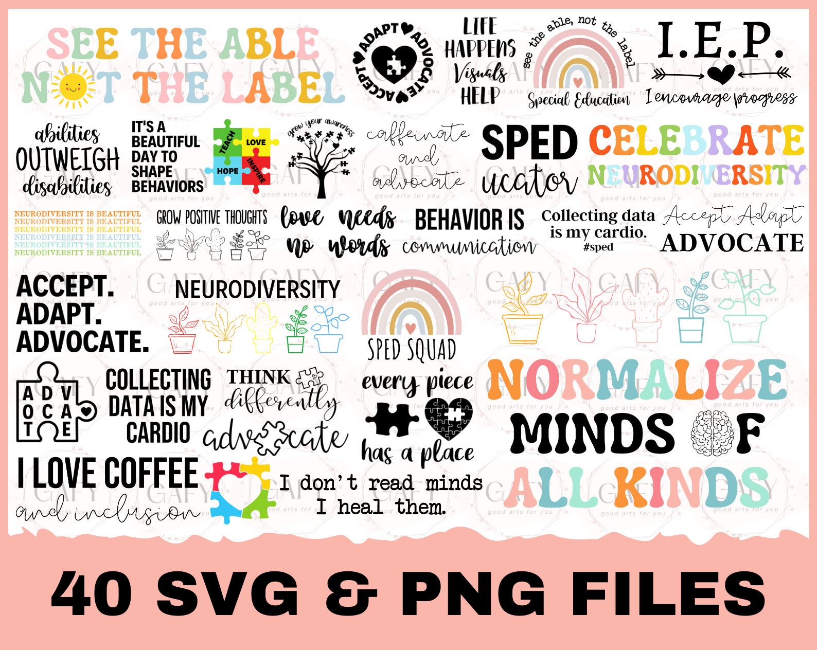 Special Education SVG Bundle Design, Teacher Bundle SVG File for Cricut ...