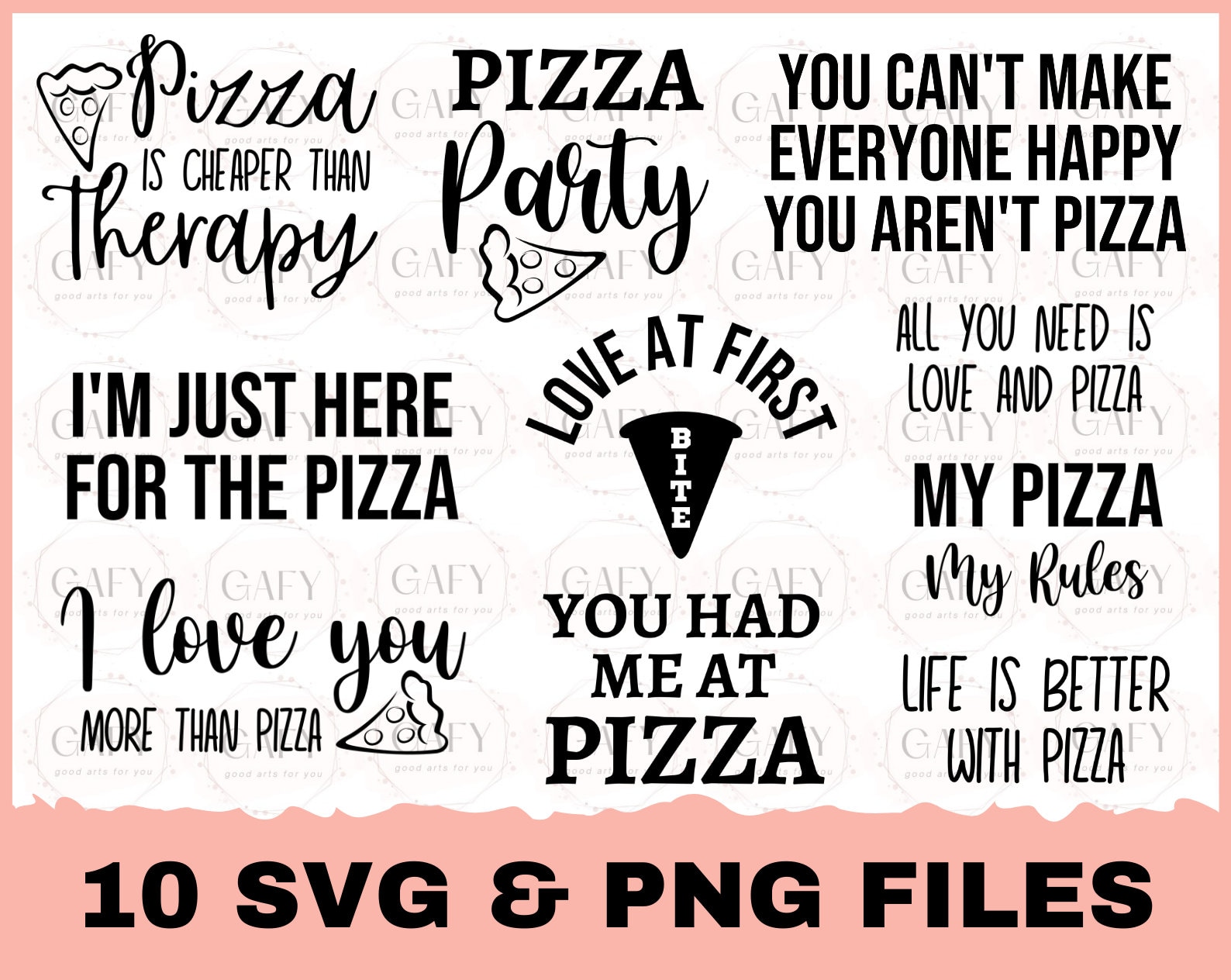 Pizza SVG Pizza Bundle SVG Pizza Sayings SVG Pizza Clipart - Etsy