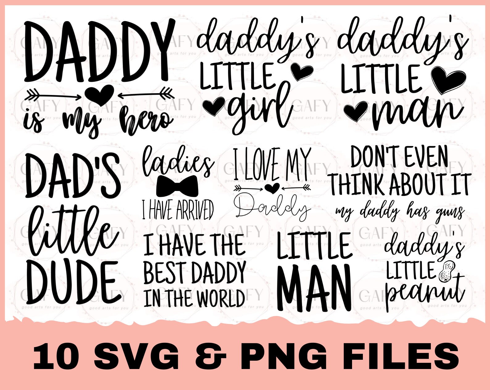 Daddy SVG Bundle Father SVG Daddy and Me Svg Mini Me Dad - Etsy Finland