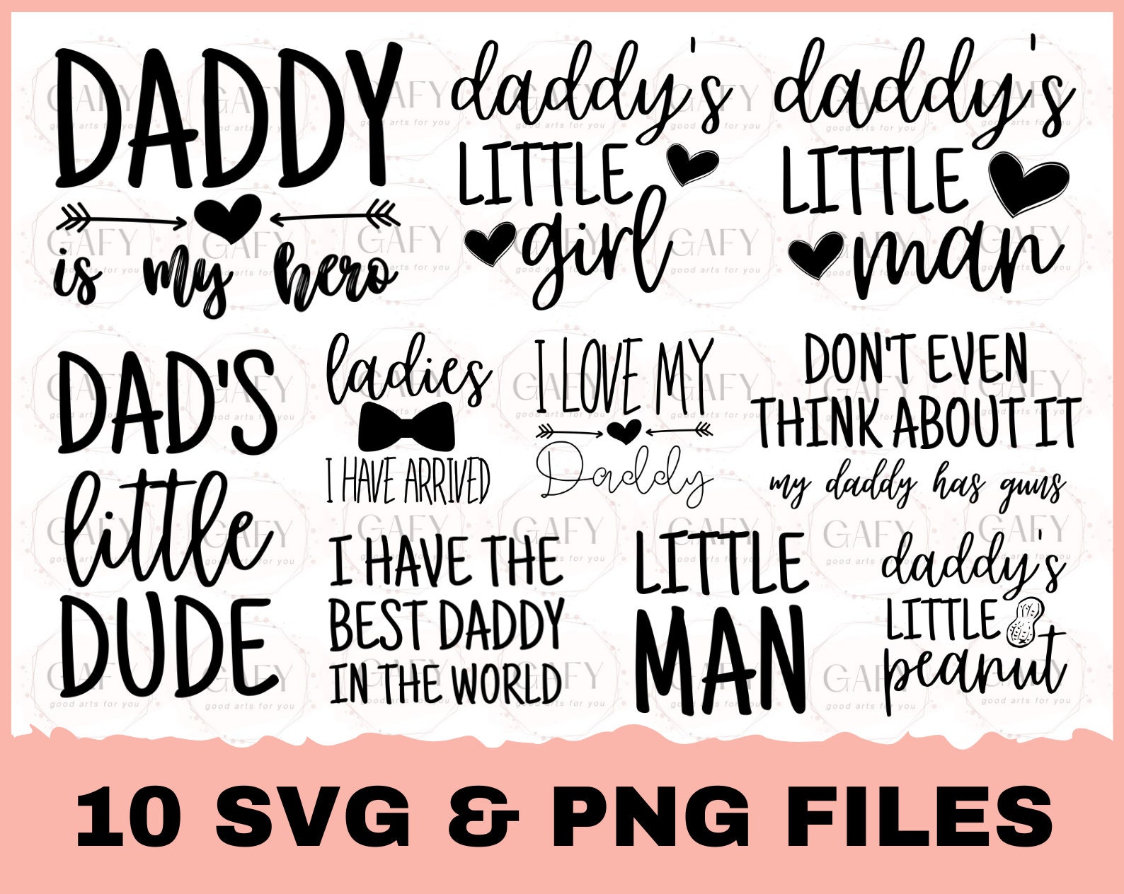 Daddy SVG Bundle, Father SVG, Daddy and Me Svg, Mini Me, Dad Life, Girl ...