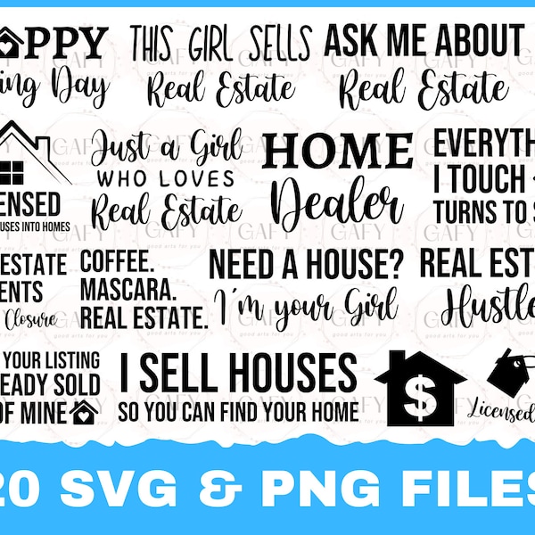 Real Estate Svg - Etsy