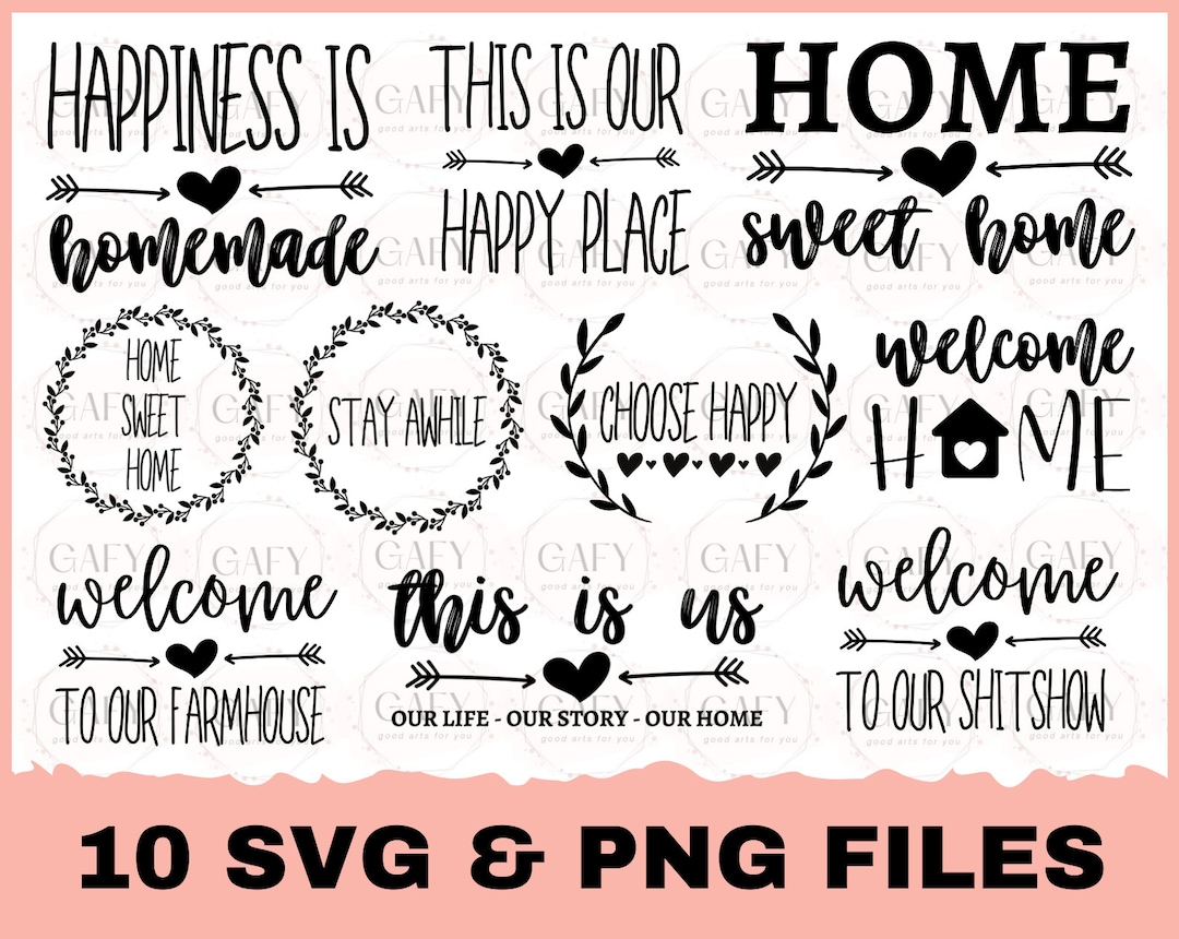 Sign Bundle, Sign SVG Bundle, Sign Making Bundle, Farmhouse Svg, Png ...