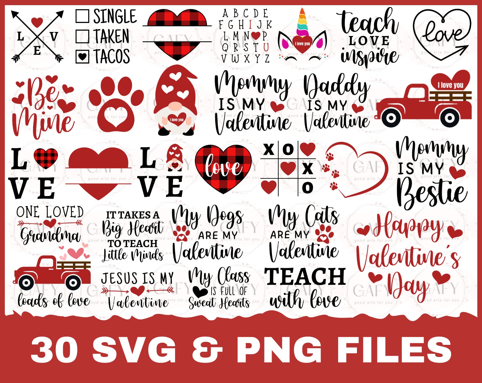 Valentine's Day SVG Bundle Valentine Day Svg Valentine - Etsy