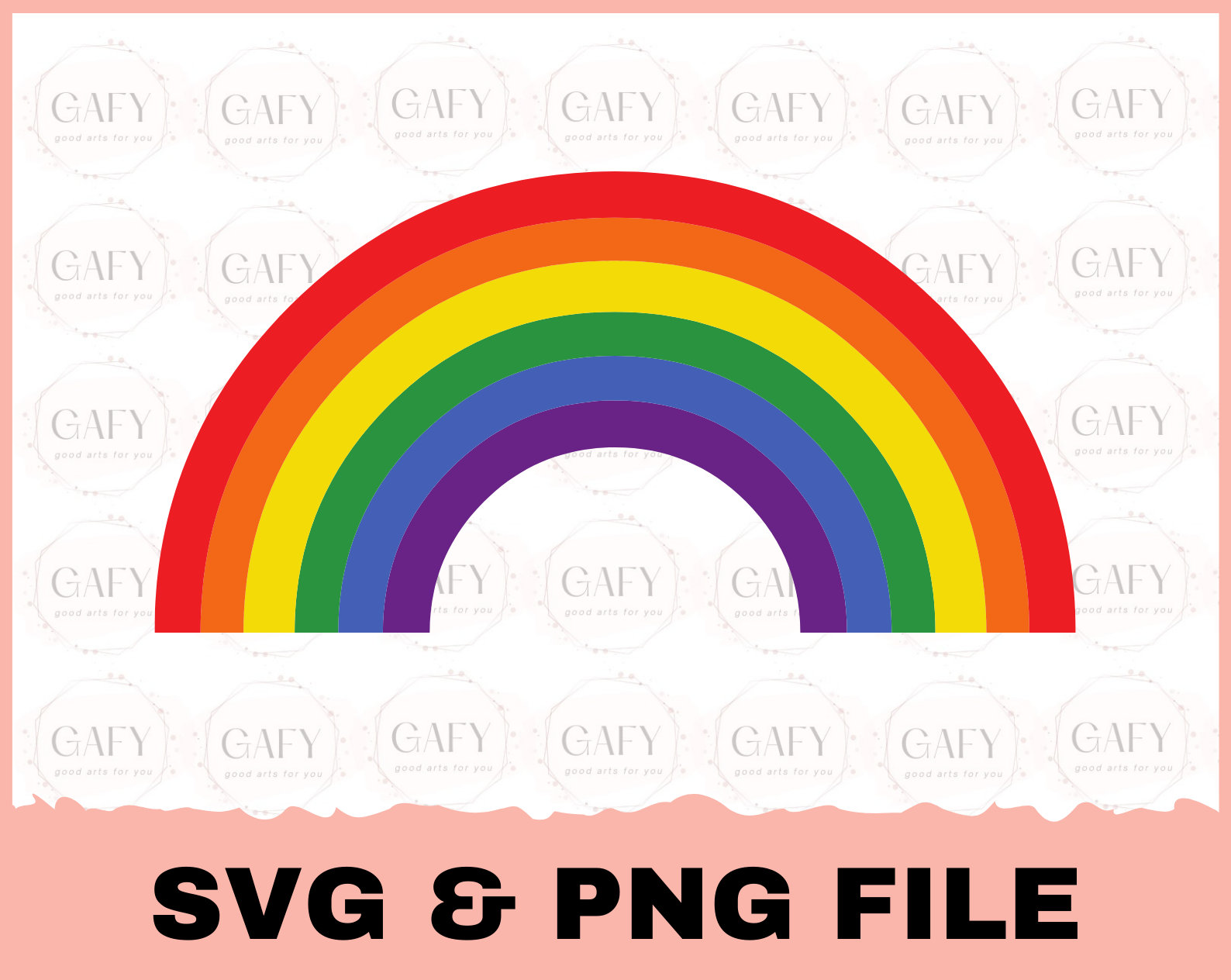 Rainbow Svg Rainbow Clipart Svg Png Studio 3 Cut Files for | Etsy