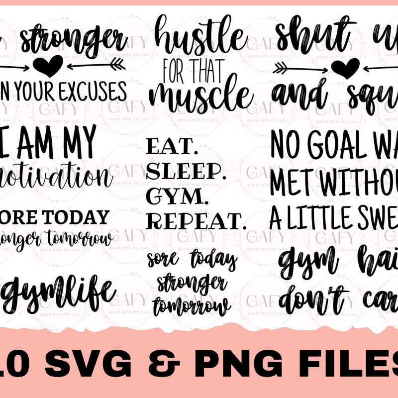Fitness Svg - Etsy