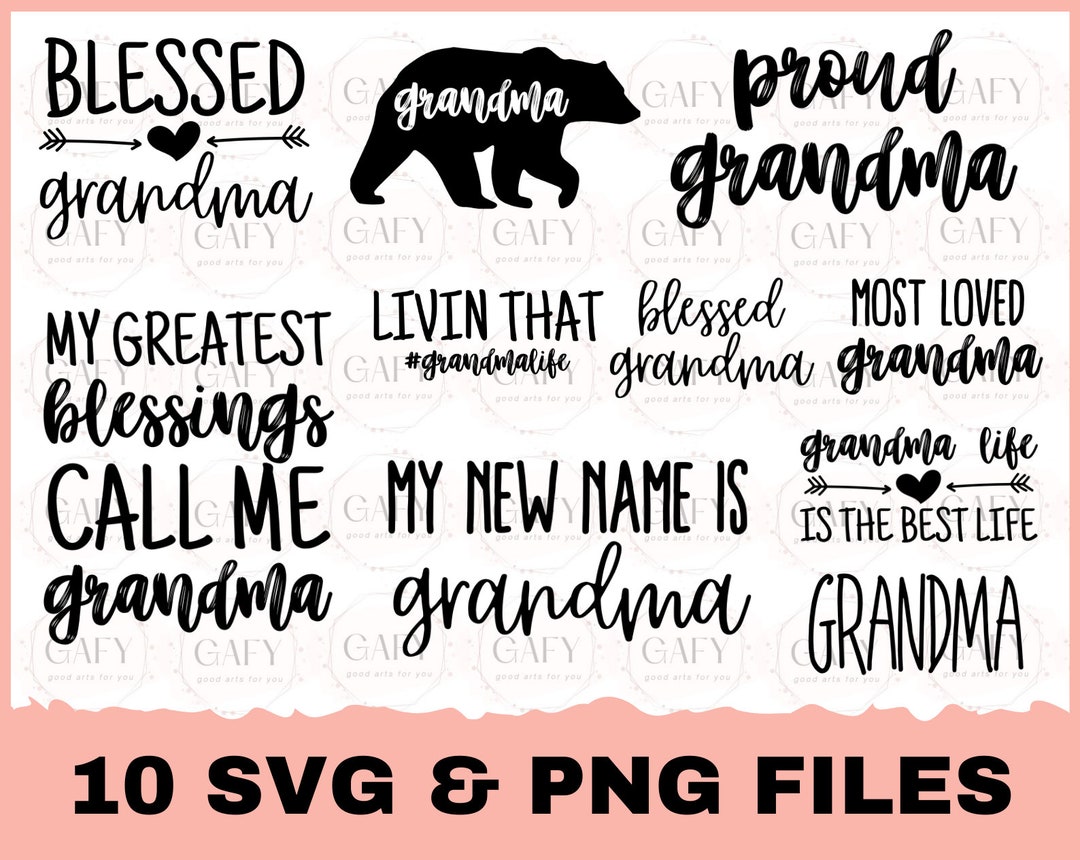Grandma SVG Bundle, Awesome Grandma Svg, Grandma Svg, Awesome Grandma ...