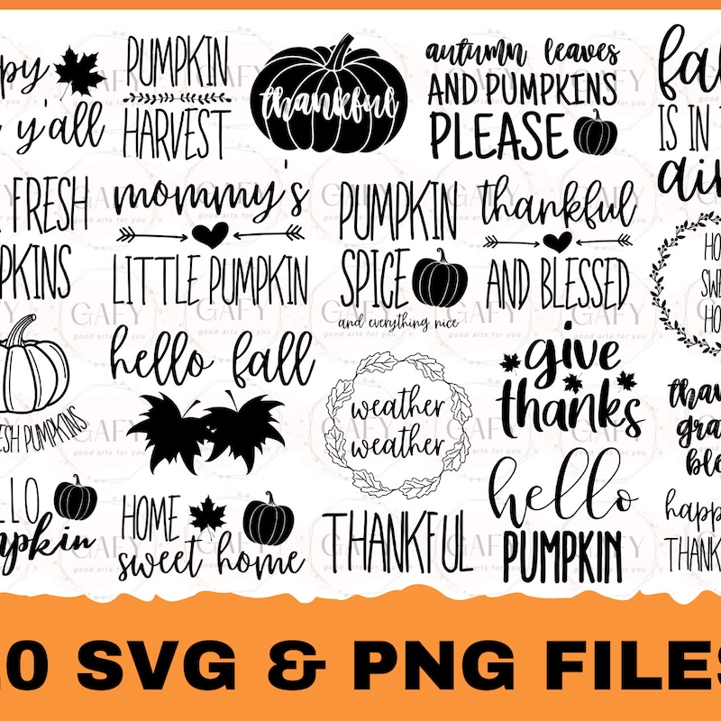 Cricut Designs Fall - Etsy