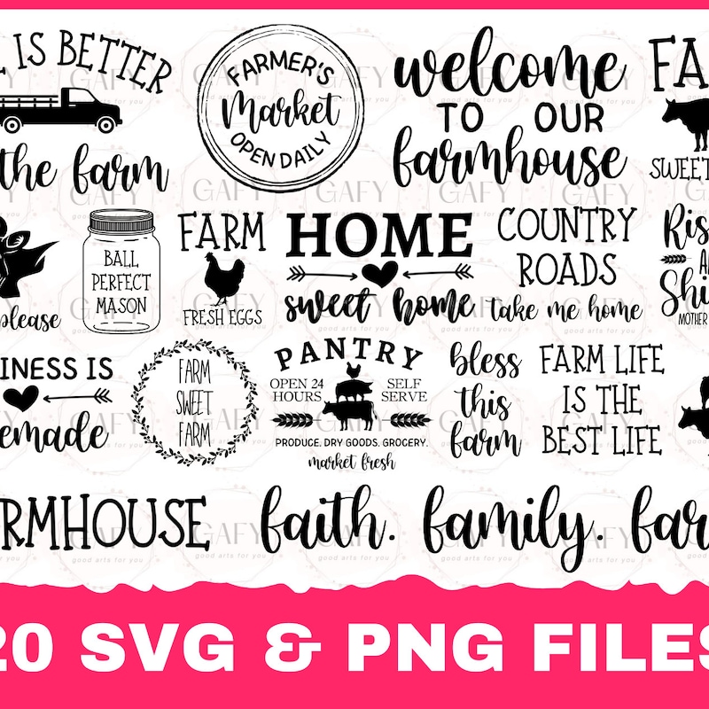 Farmhouse Svg - Etsy