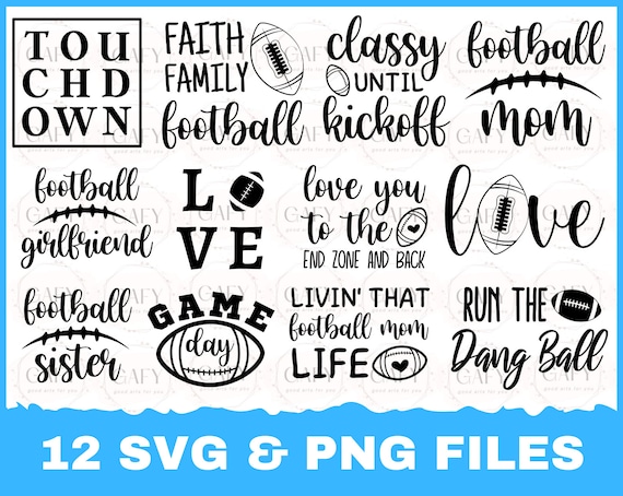 Football Svg Bundle Football Svg Football Shirt Svg - Etsy