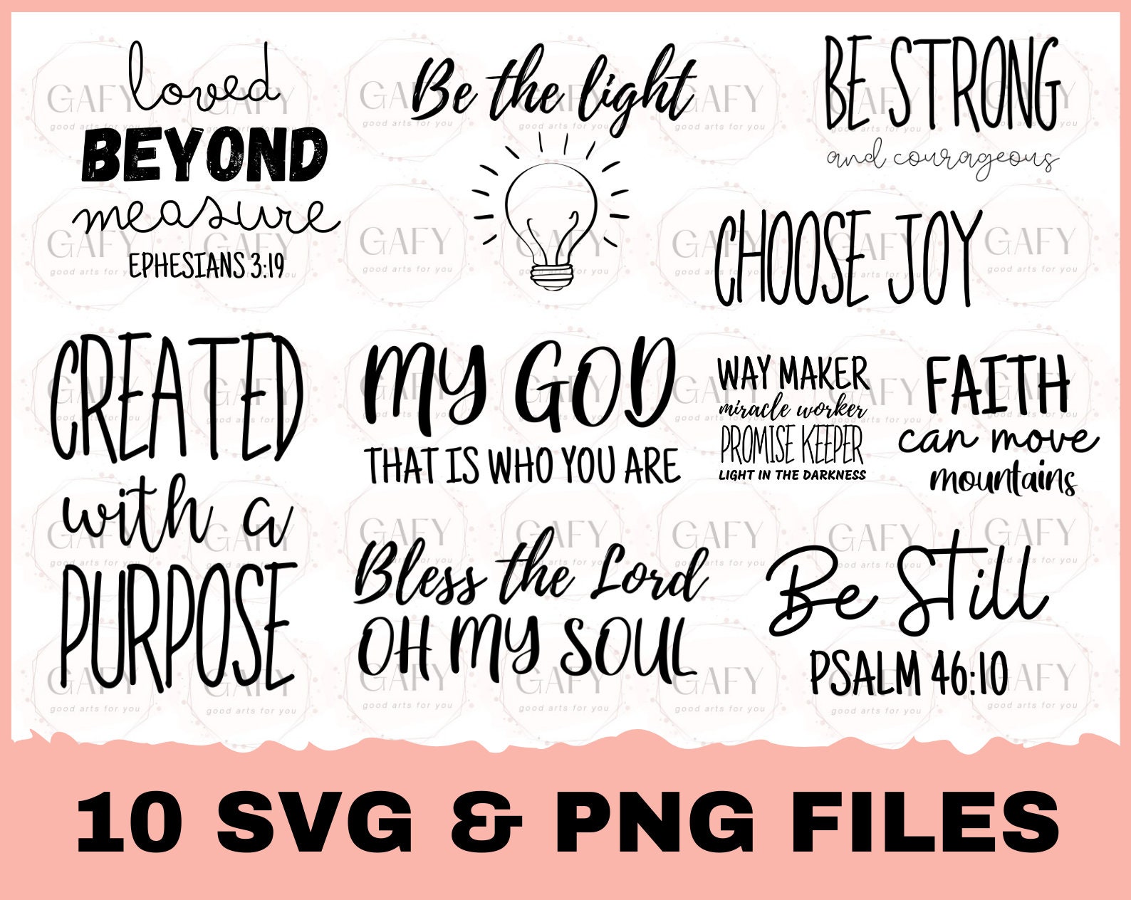 Christian SVG Bundle Religious Quote Svg Bible Verse Svg - Etsy