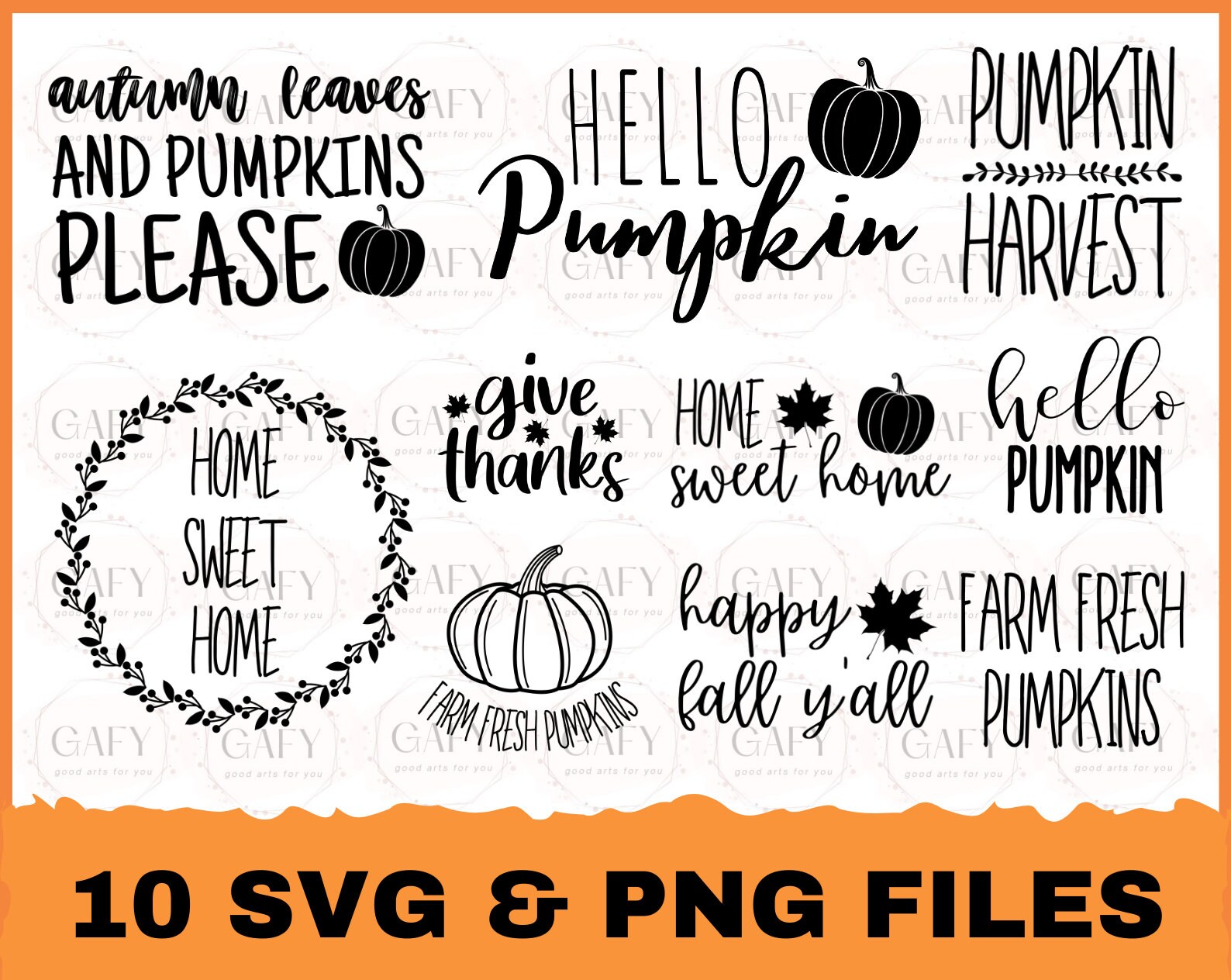Fall SVG Bundle Autumn Svg Fall Svg Designs Fall Sign - Etsy
