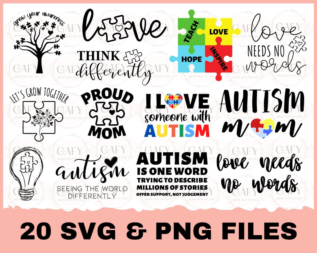 Autism Svg, Puzzle Piece Svg, Autism Mom Svg, Autism Quotes Svg ...
