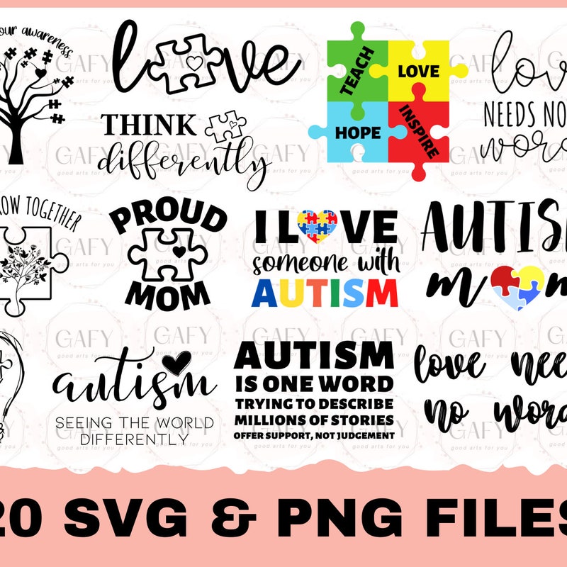 Autism Svg - Etsy