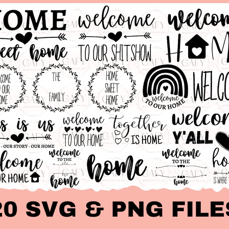 Welcome to Our Home Svg - Etsy