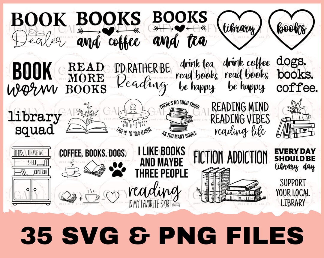 Reading Bundle Svg Reading Quotes Svg Reading Svg Svg Bundle Book Svg ...