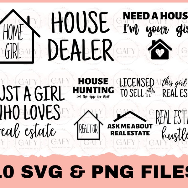 Real Estate Svg - Etsy