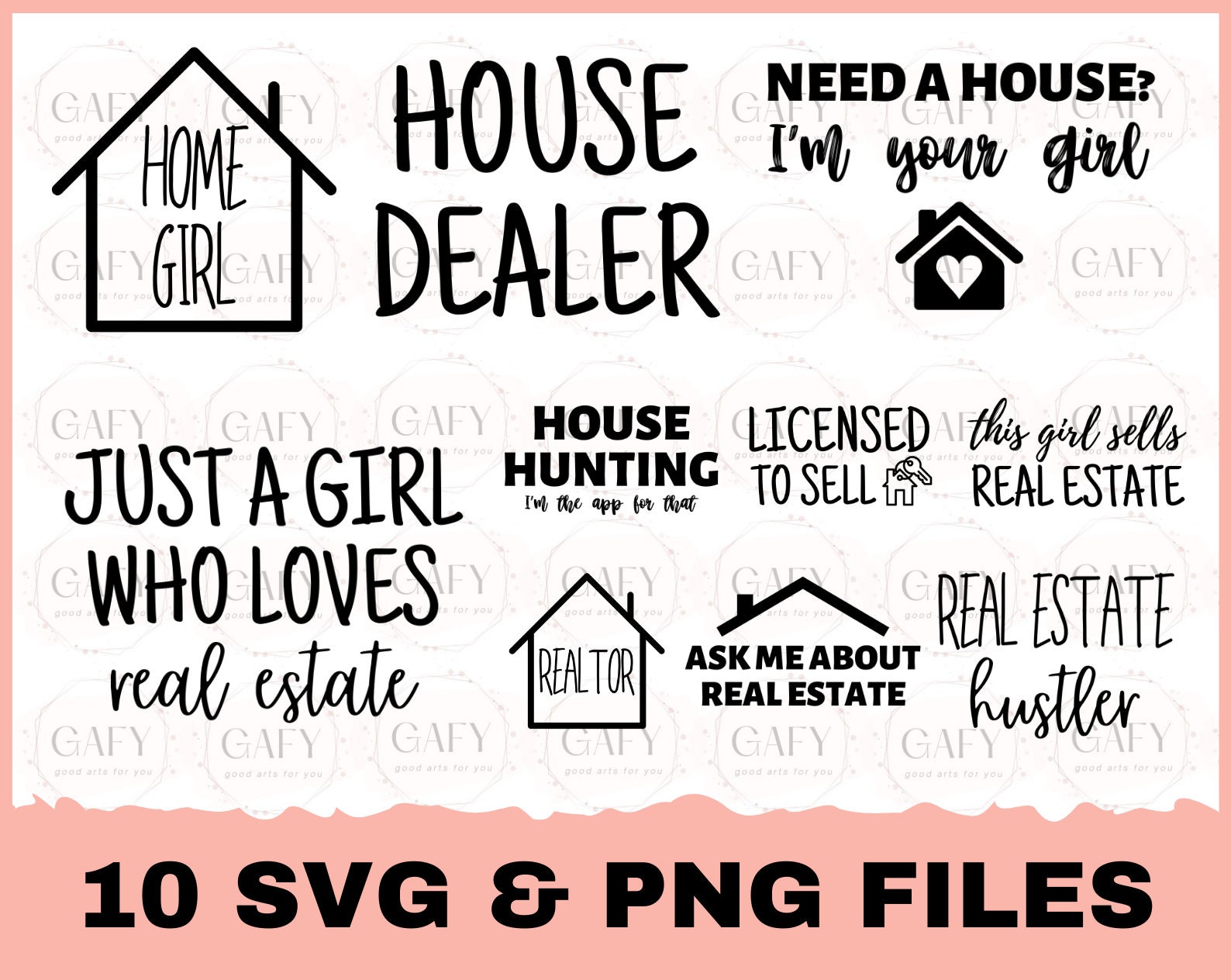 SVG Files Real Estate Svg Bundle Realtor Svg Real Estate - Etsy UK