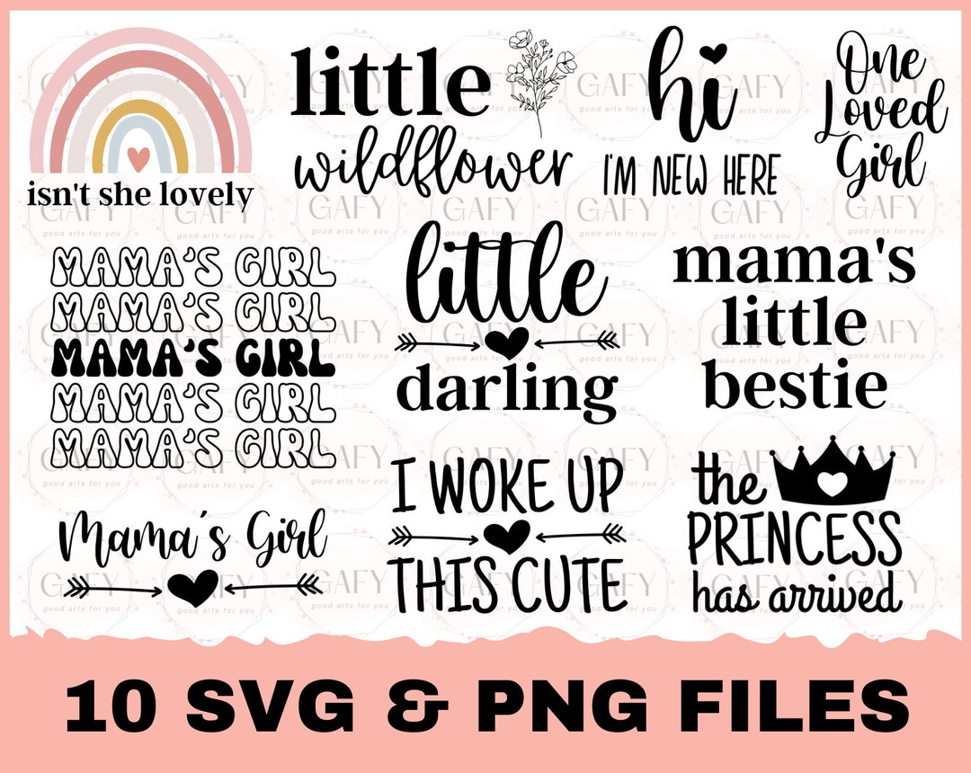 Baby Girl SVG Bundle, Baby Bodysuit Svg, Baby Sayings Svg, Wildflower ...