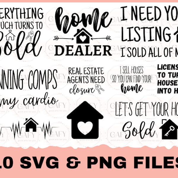 Real Estate Svg - Etsy