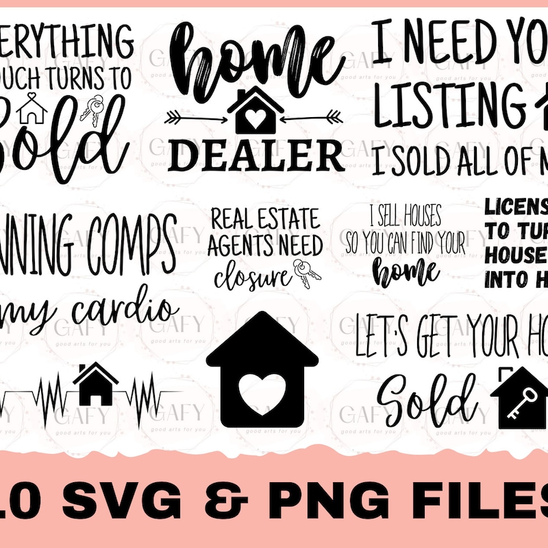 Real Estate Svg - Etsy