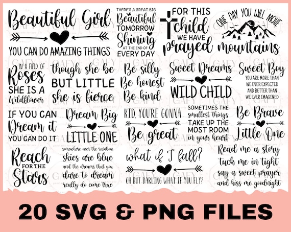 Rustic Kids Room SVG Bundlekids Room Quotes Svg Nursery Svg | Etsy