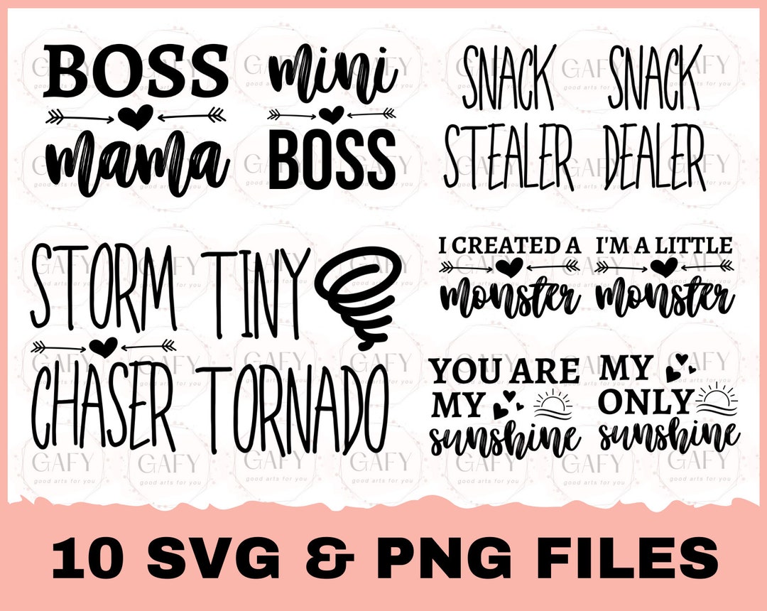 Mama and Mini, Mama, Mommy and Me SVG, Mama Mini Svg, Mommy and Me SVG ...