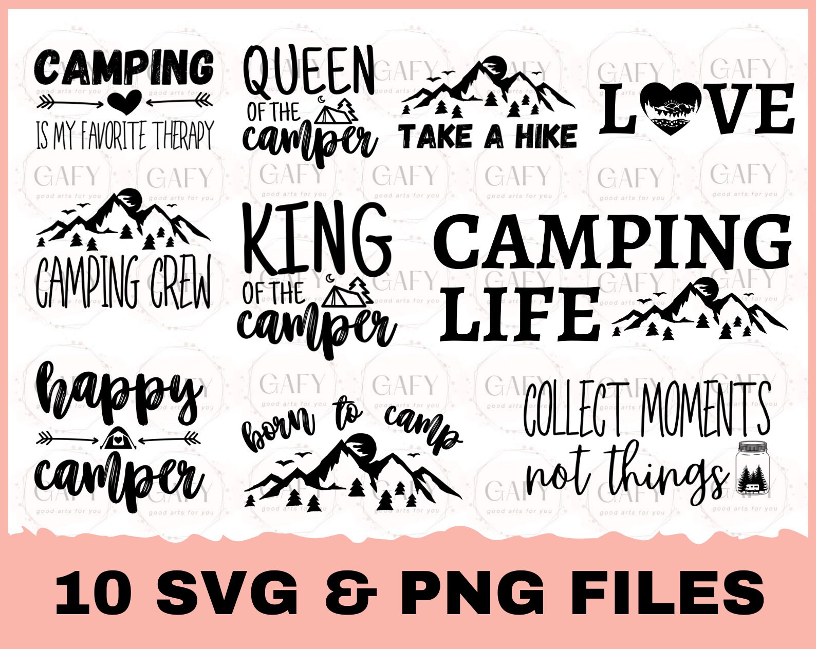 Camping Quotes Svg Bundle Cut File Cricut Campfire Svg - Etsy