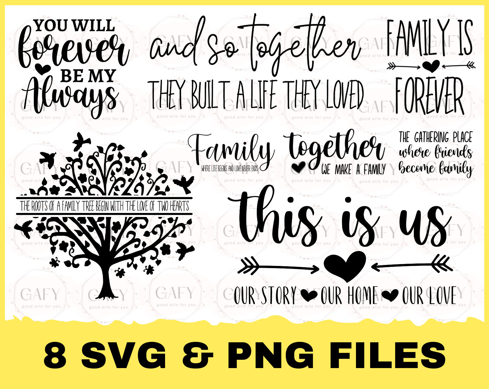Family SVG Bundle, Family Svg Quotes, Family Svg, Marriage Svg, Wedding ...