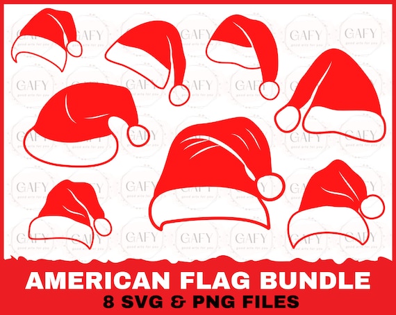 Santa Hat Svg Christmas Hat Svg Hat Svg Santa Svg Christmas | Etsy