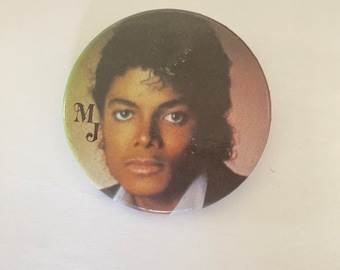 Michael Jackson Original Vintage Square Pin, Pinback, Button - Etsy