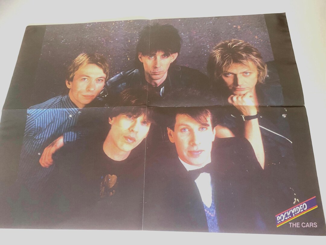The Cars & Huey Lewis and the News Double Sided Vintage Original Poster ...