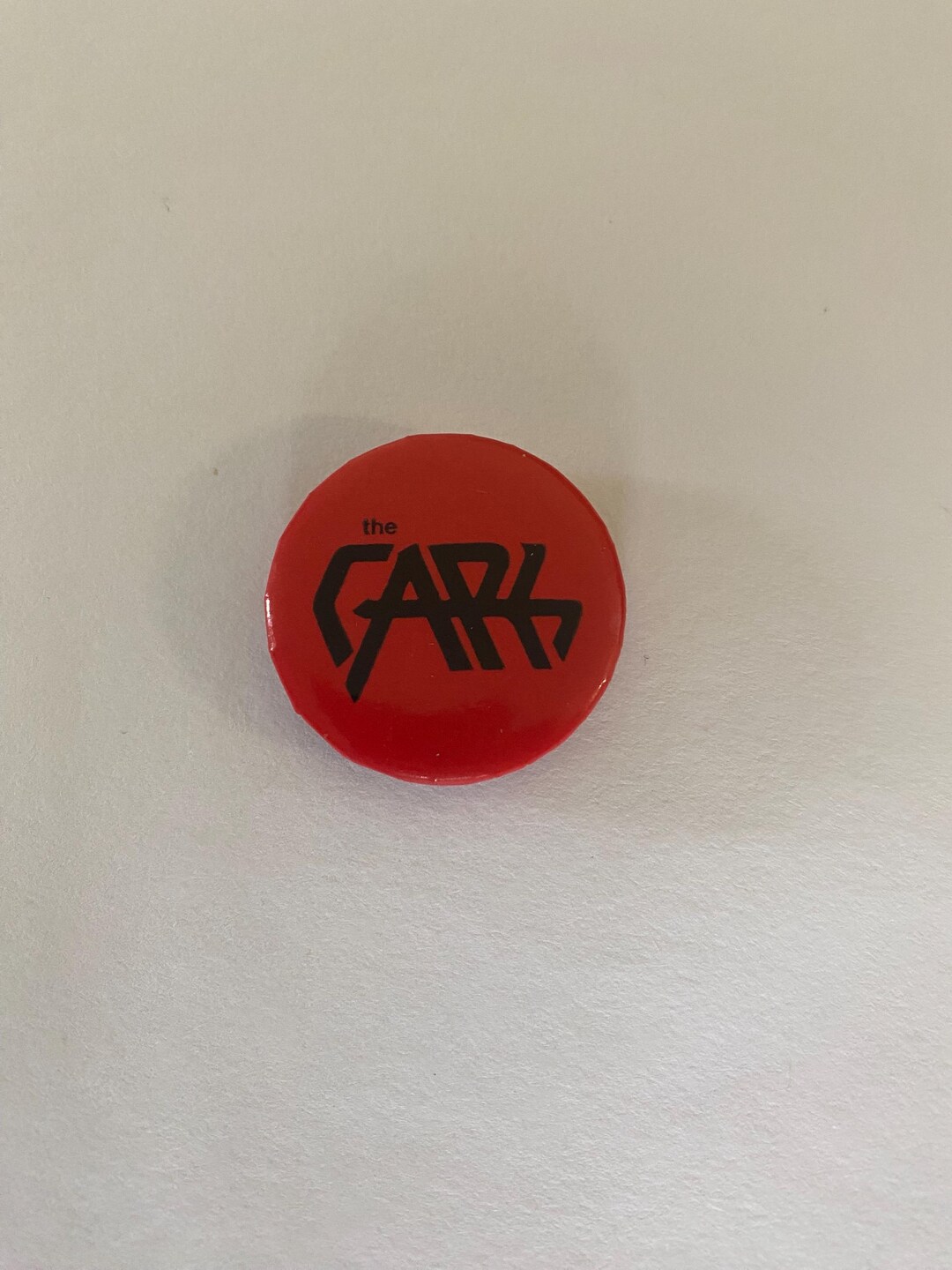 The Cars Original Vintage Circular Logo Pin, Pinback, Button Red ...