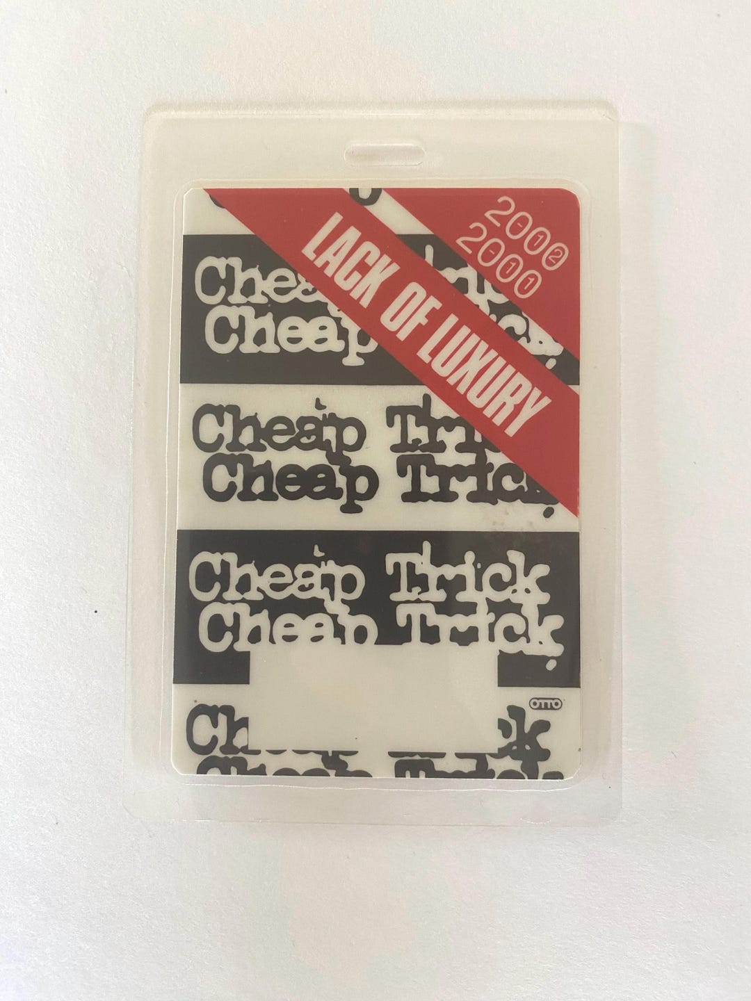 Cheap Trick Lap of Luxury Laminated Pass 1988 - Etsy